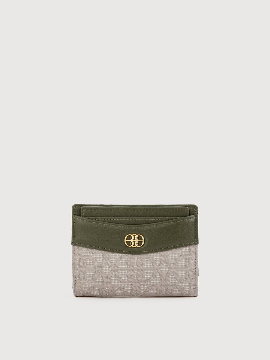 Nuccia Monogram Bifold Short Wallet with Card Holder – BONIA Indonesia